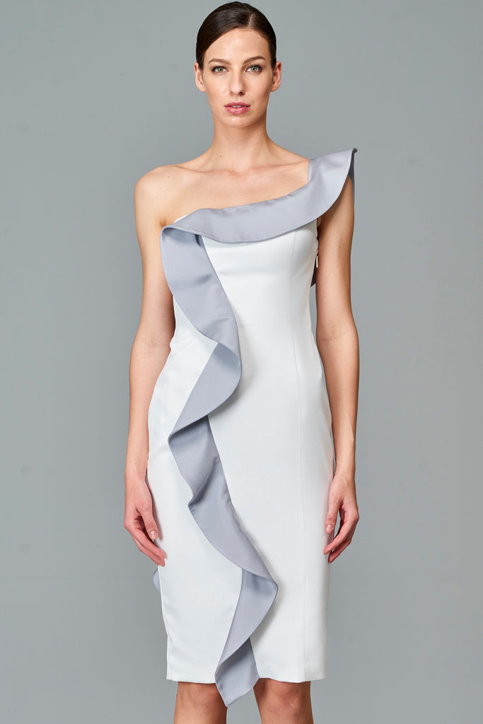 Side Ruffled Short Dress – John Paul Ataker