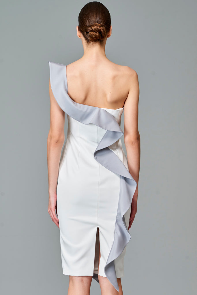 Side Ruffled Short Dress – John Paul Ataker